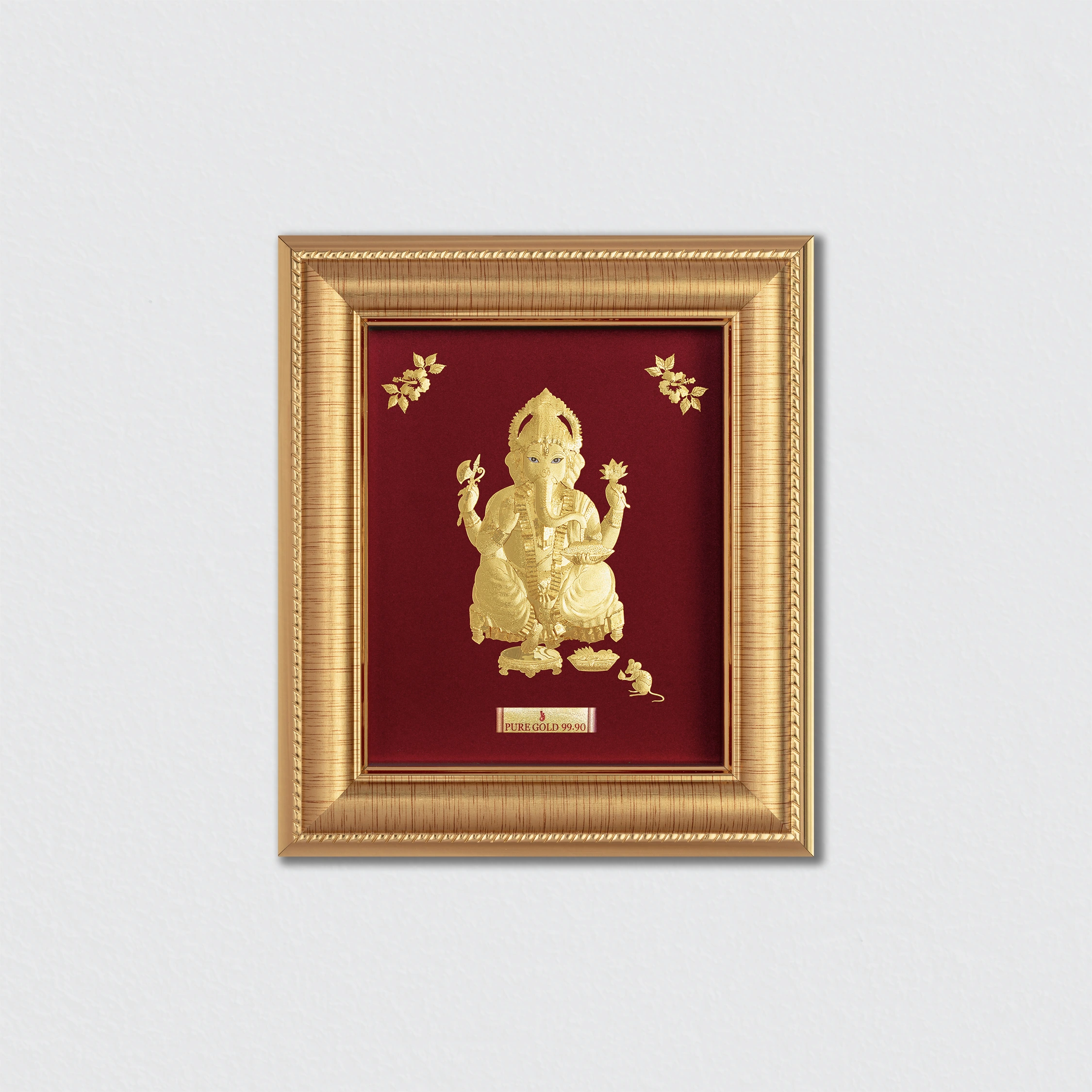 Order Lord Avighna Ganesha Art Gold Frame | Prima Art