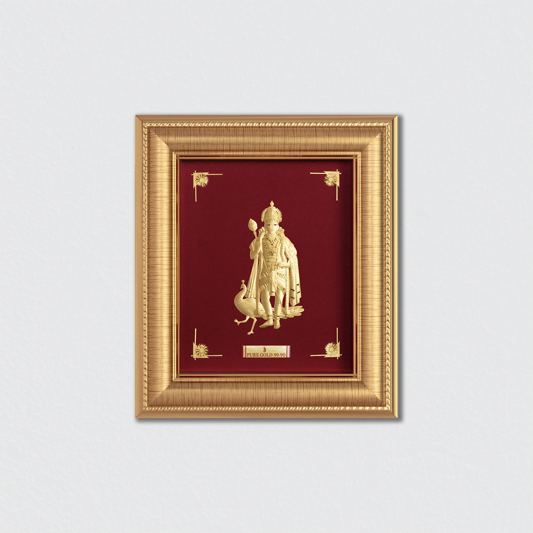 Shop Lord Murugan Wall Decor Art Gold Frame | Prima Art